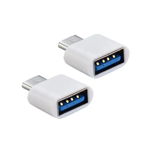 Универсальный Переходник Usb Type-C для мобильных телефонов Android, 2 шт, разветвитель 2pcs White