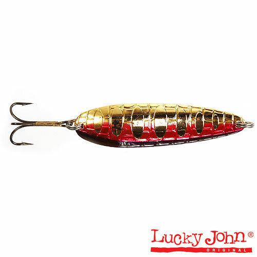 Блесна Колеблющаяся Lucky John Croco Spoon 18.0Г 014