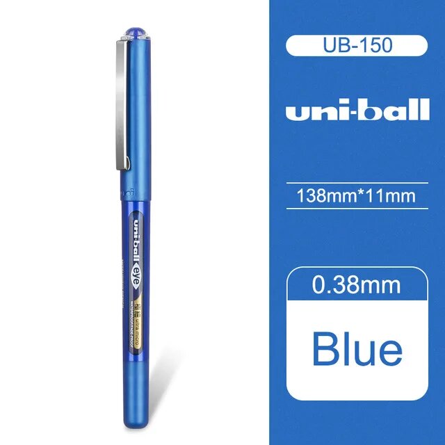 Гелевая ручка Uni-ball UB-150, синий, 0.38 мм