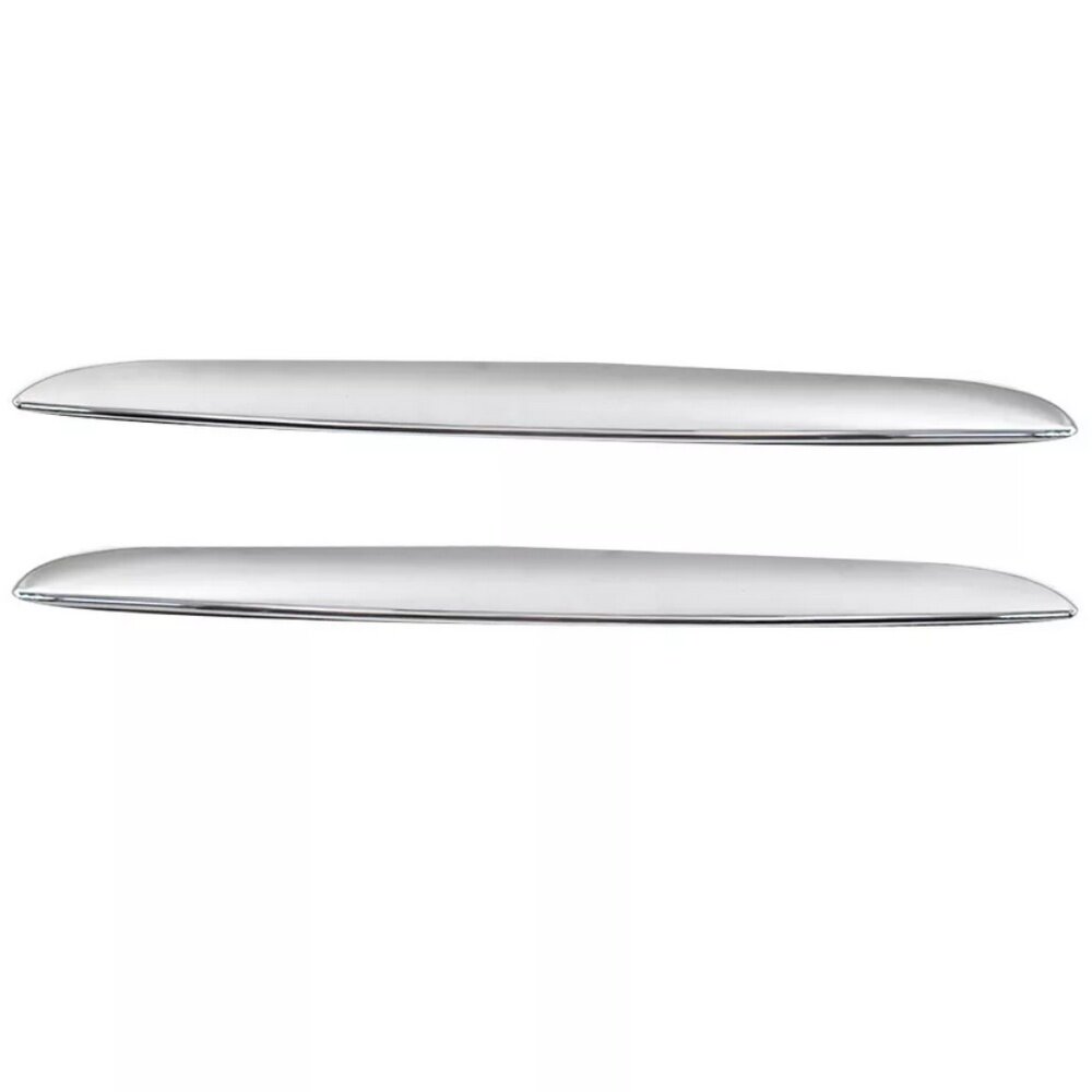 2шт Передняя Крышка Капота С Хромированной Отделкой Над Решеткой Радиатора Для BMW 3 Серии E90 E91 2006-2008