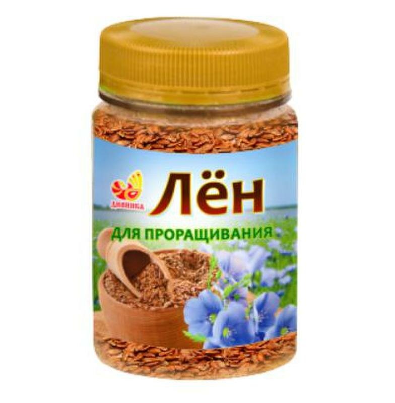 Лен коричневый семена для проращивания дивинка, 240 г