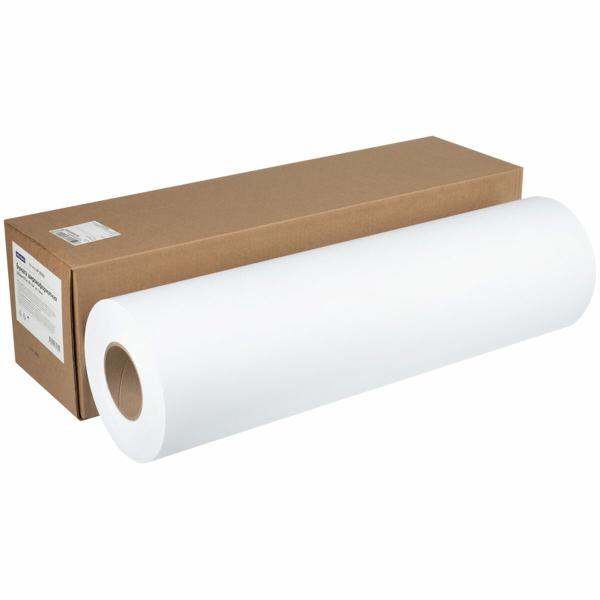 Бумага широкоформатная OfficeSpace (620мм, намотка 175м, 80г, для инженерных машин) (UP_39285)