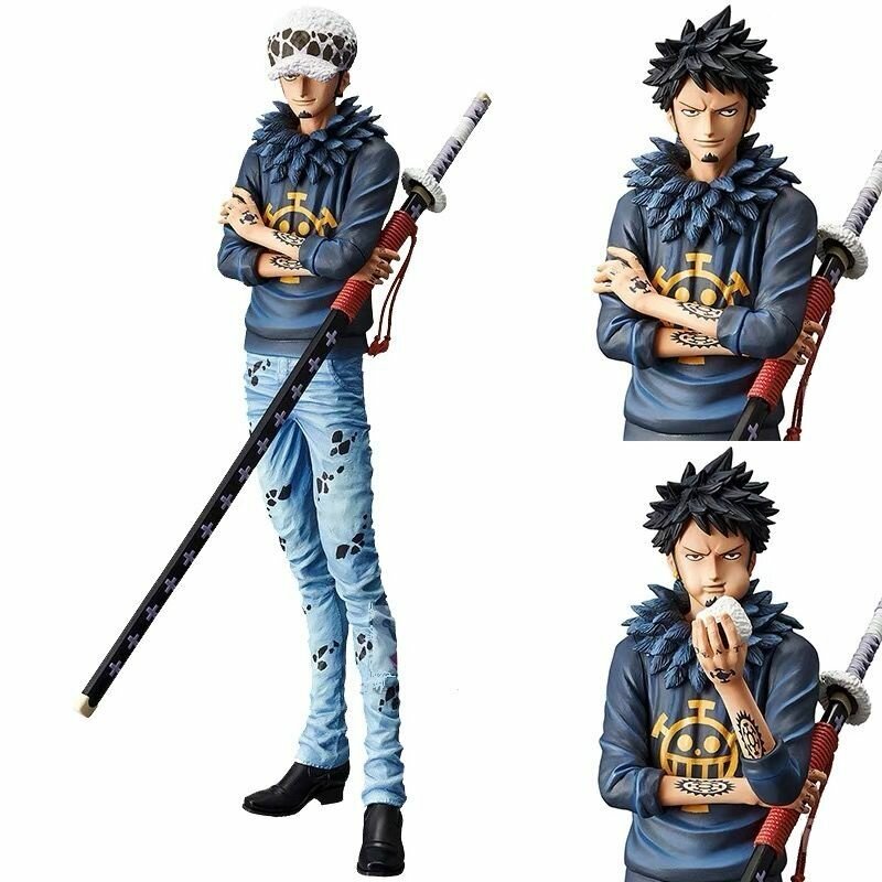 Аниме фигурка Ван Пис/One Piece. Trafalgar.Law / Трафальгар Ло, может изменить лицо
