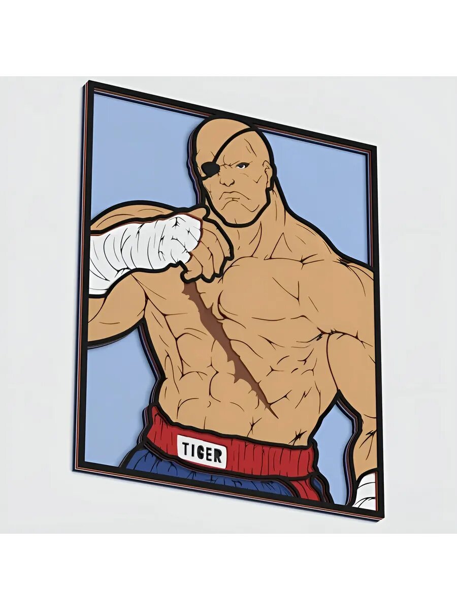 3D Картина по номерам из дерева Сагат, 23x30 см