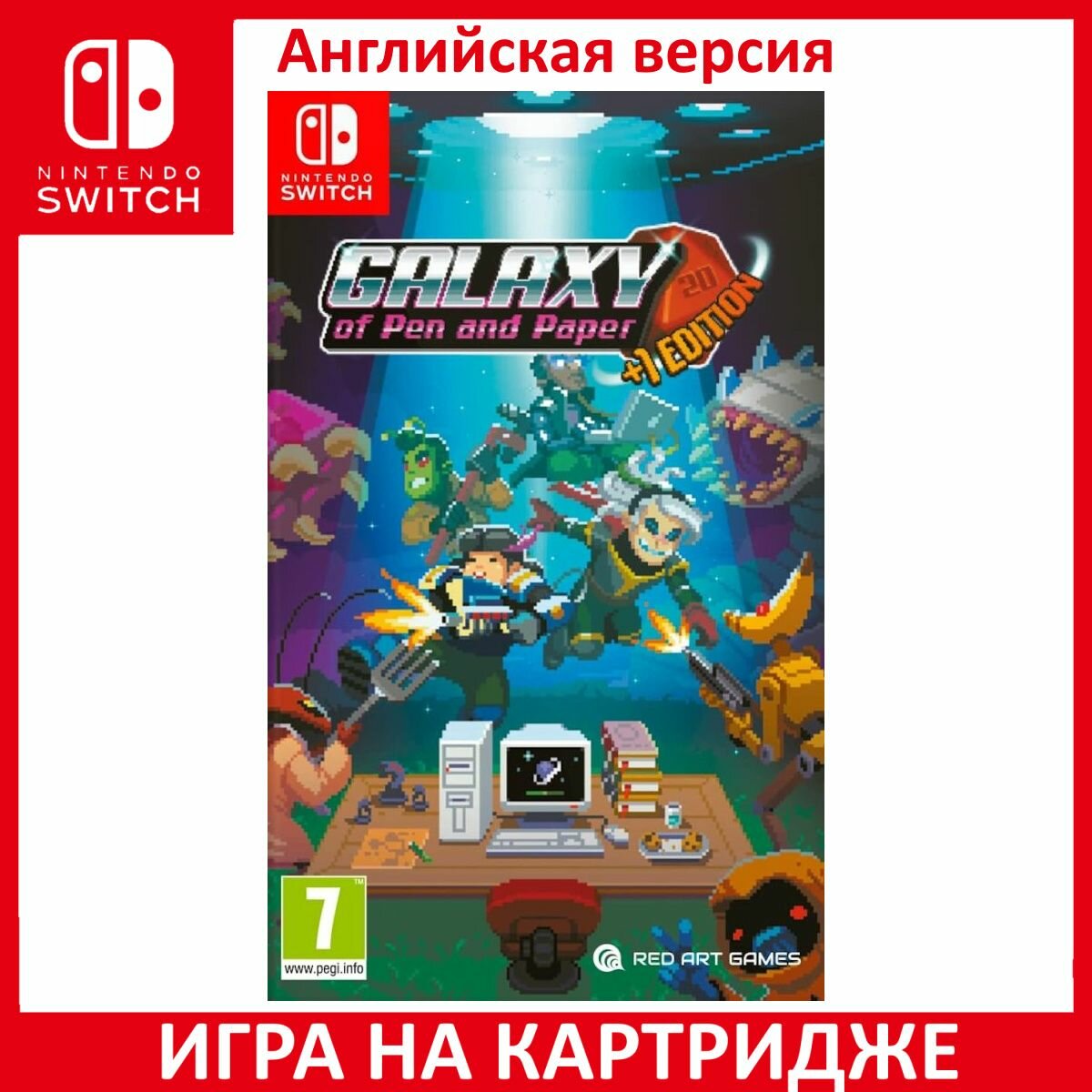 Игра Galaxy of Pen and Paper +1 Edition Switch Картридж на Nintendo Switch Английская версия