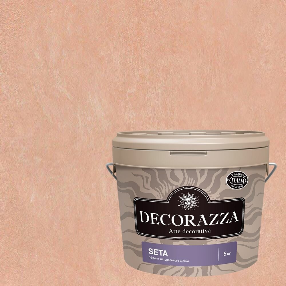 Декоративная штукатурка с эффектом натурального шелка Decorazza Seta (5кг) ST 11-71