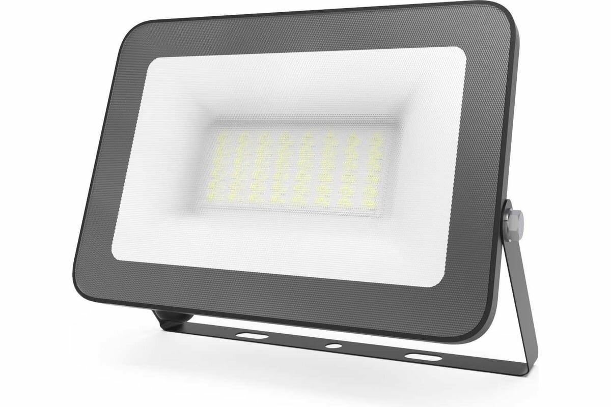 Прожектор Gauss Qplus 30W 3600lm 6500K 175-265V IP65 черный 613511330