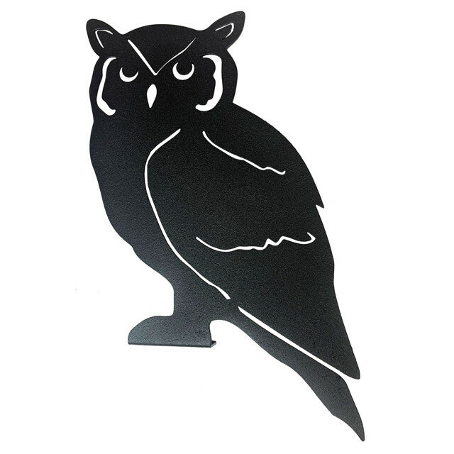 Садовое украшение Филин - декоративная фигура размером 18×12×27 см для примечательного сада