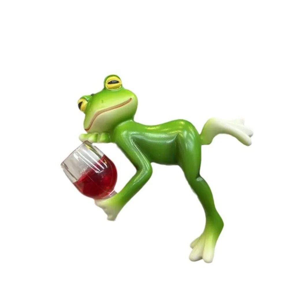 Подвесной цветочный горшок-лягушка из смолы Style 3