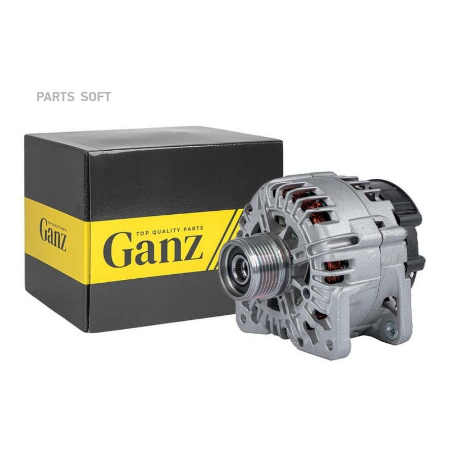 GANZ GIP13044 Генератор для Renault Megane II (02-)/Megane III (08-) 1.4i/1.6i GANZ GIP13044