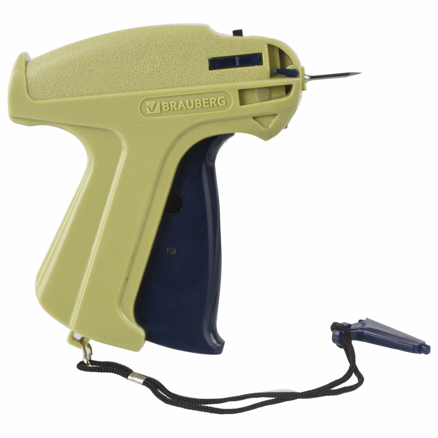 Пистолет-маркиратор Brauberg стандартная игла, бежево-зеленый 291037