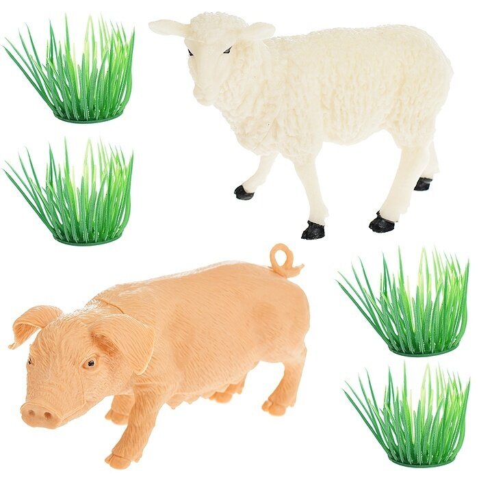 Набор фигурок Tongde "Домашние животные", 10 предметов, в пакете (LT02-6A)