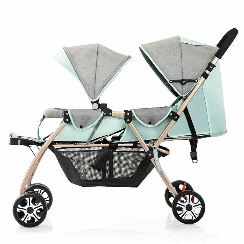 Портативная складная коляска для двойни