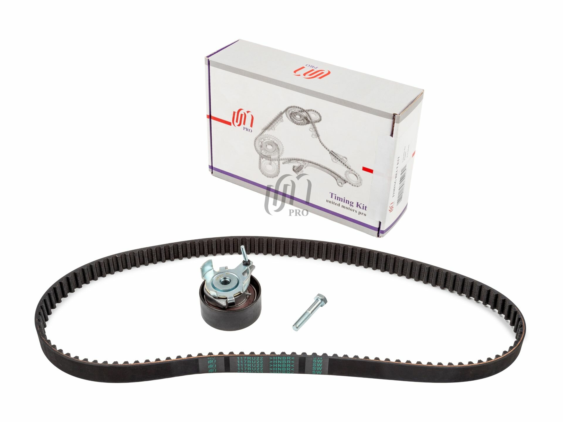 Комплект ремня ГРМ FORD HWDA/HXDA (ремень+ролик 55282 + 1 болт) UMpro