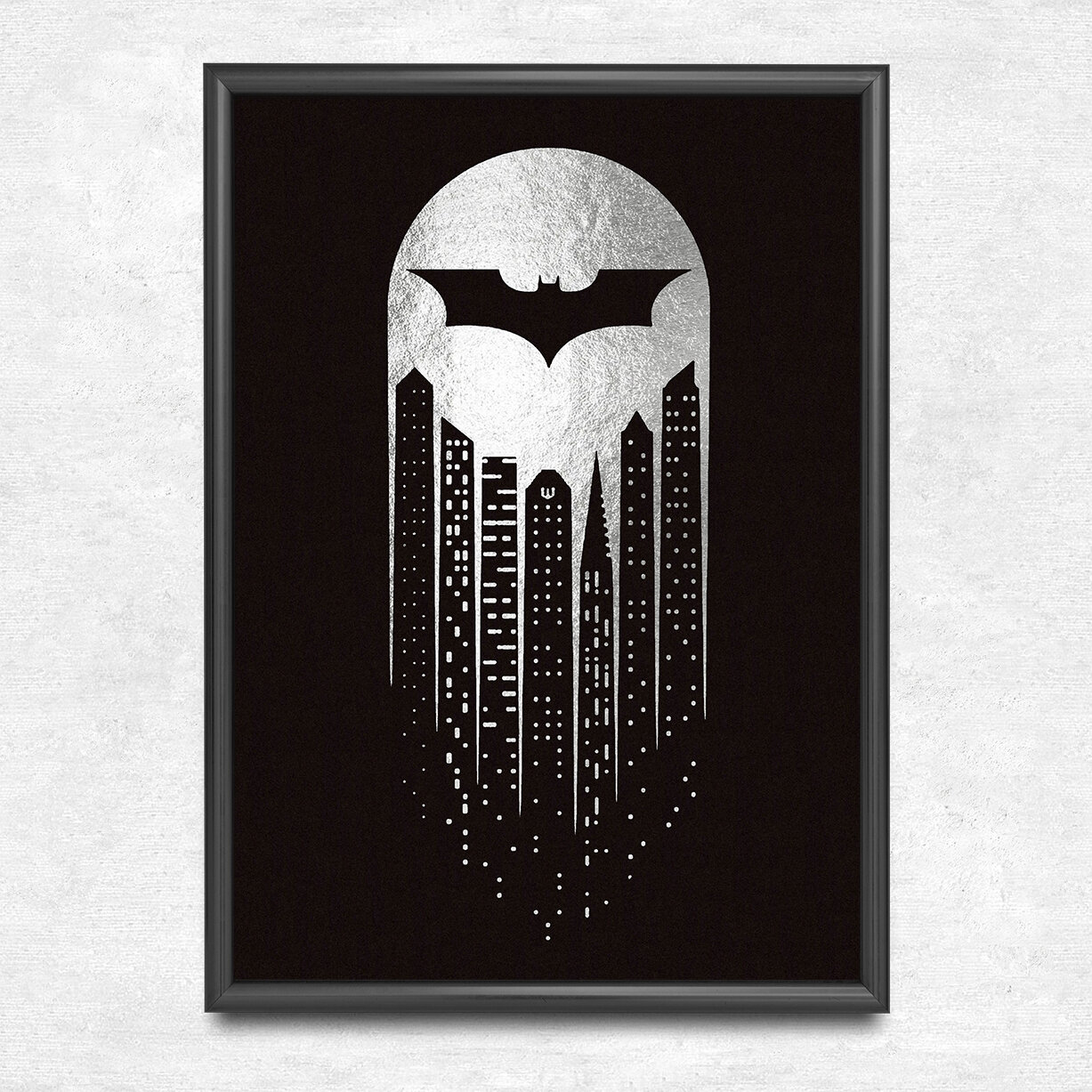 Постер на стену Бэтмен / плакат интерьерный Batman. Бетмен. Темный рыцарь. Супергерой