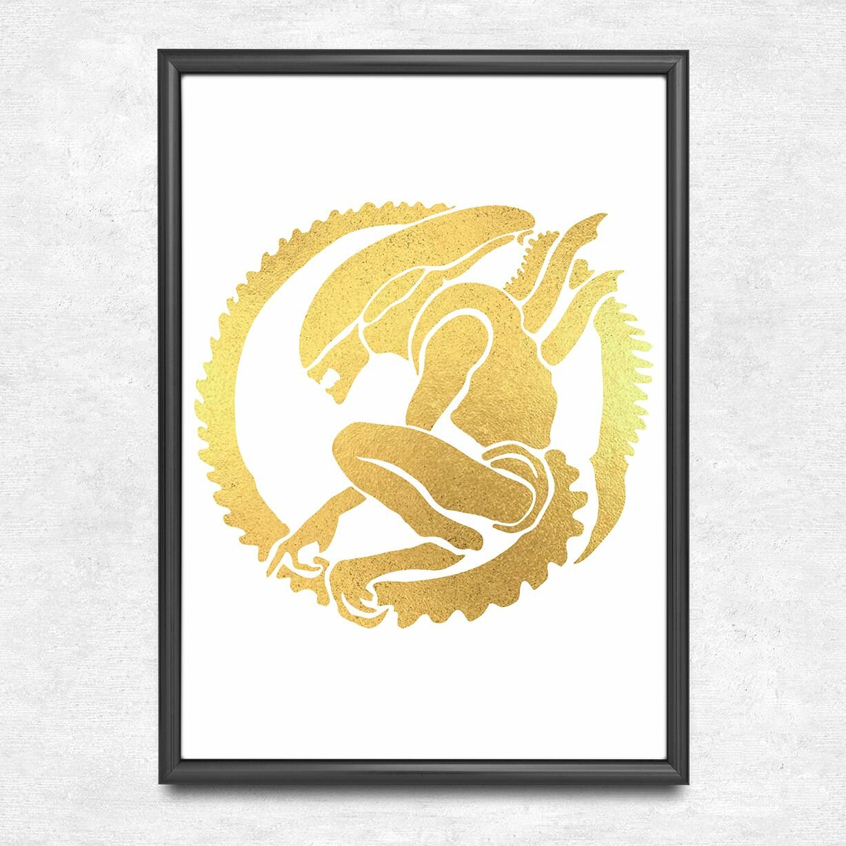 Постер Чужой / Плакат Alien, Джеймс Кэмерон. Декор для квартиры, дома, офиса, комнаты