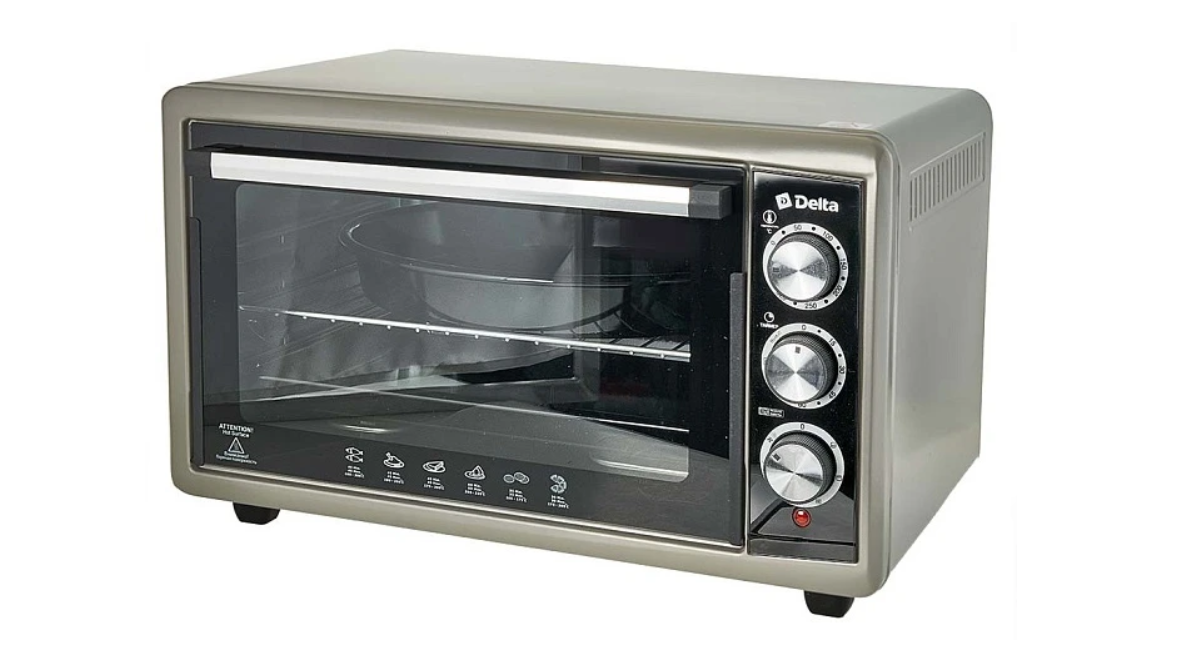 Мини-печь Delta D-533 серый