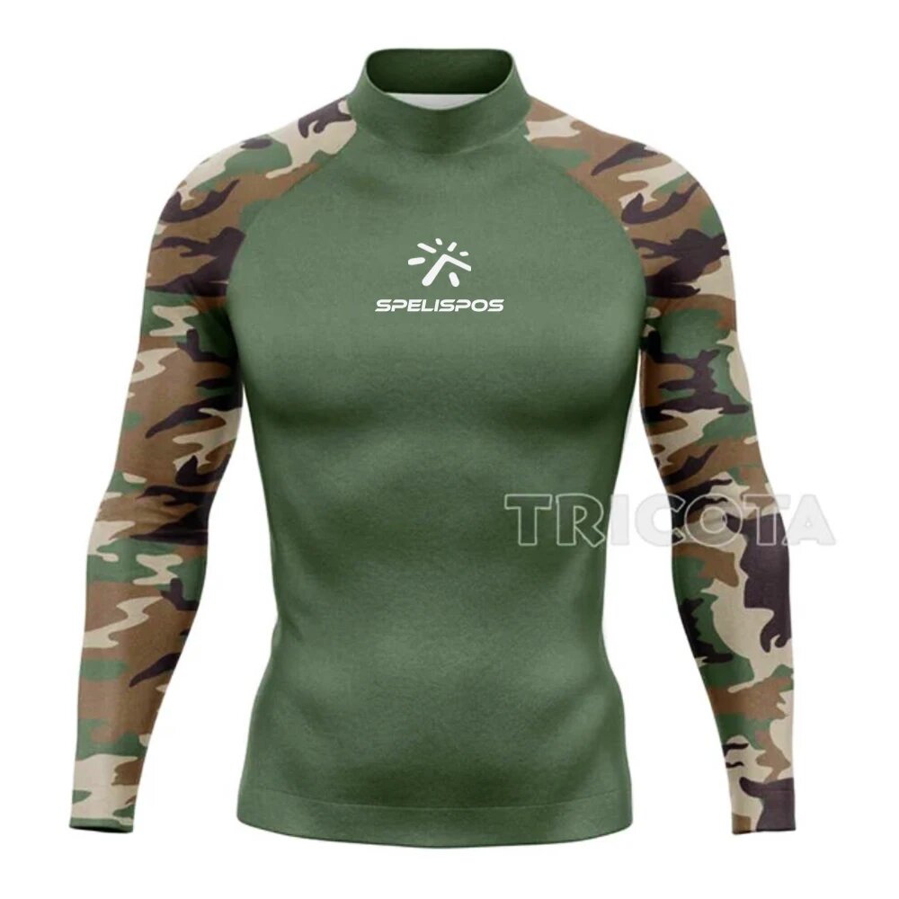 Мужская одежда для серфинга, футболки для плавания и дайвинга, плотные купальники с длинными рукавами, Рашгард, одежда с защитой от ультрафиолета, пляжный поплавок, топы 6XL, FSPELCL248146