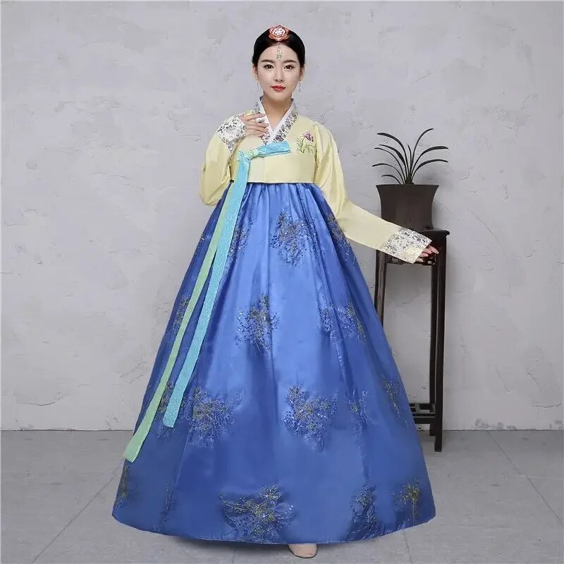 Ханбок из хлопка и шелка XL, color8