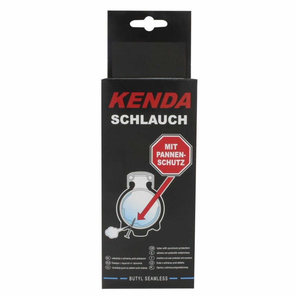 Камера для велосипеда антипрокольная с герметиком 27,5х2,00-2,35 48мм авто ниппель KENDA KWICK SEAL