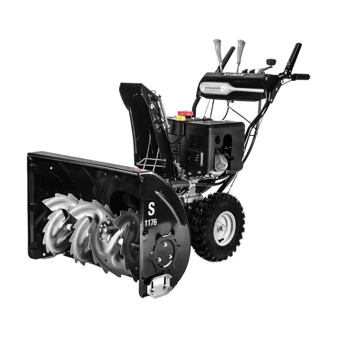 Снегоуборщик Hyundai S 1176, бензиновый, самоходный, ширина захвата 76см