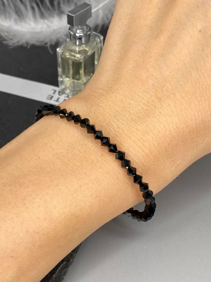 Эластичный браслет, кристаллы Swarovski