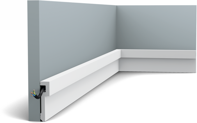 Плинтус Orac Decor арт. PX198 U-STEPS (д 200 x в 8,3 x ш 2 см)