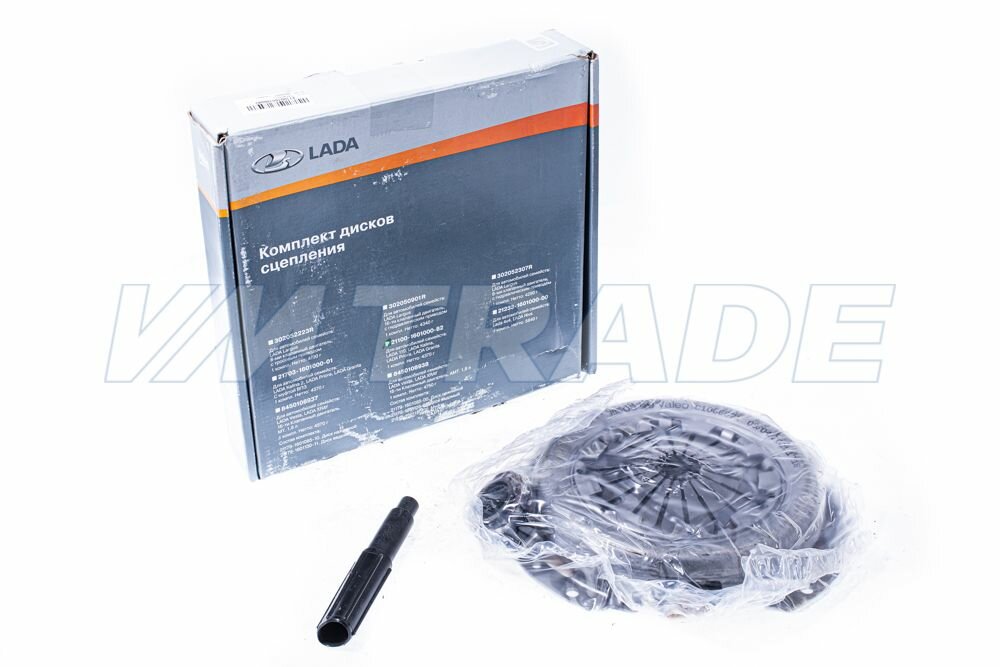 Корзина сцепления + диск + выжимной ВАЗ-2110-2112 (8 клап.) "Оригинал" VALEO