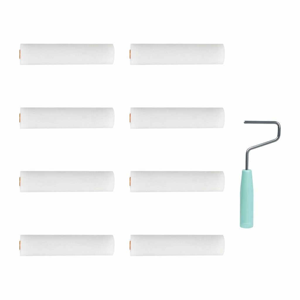 Набор поролоновых валиков для покраски, 4 дюйма