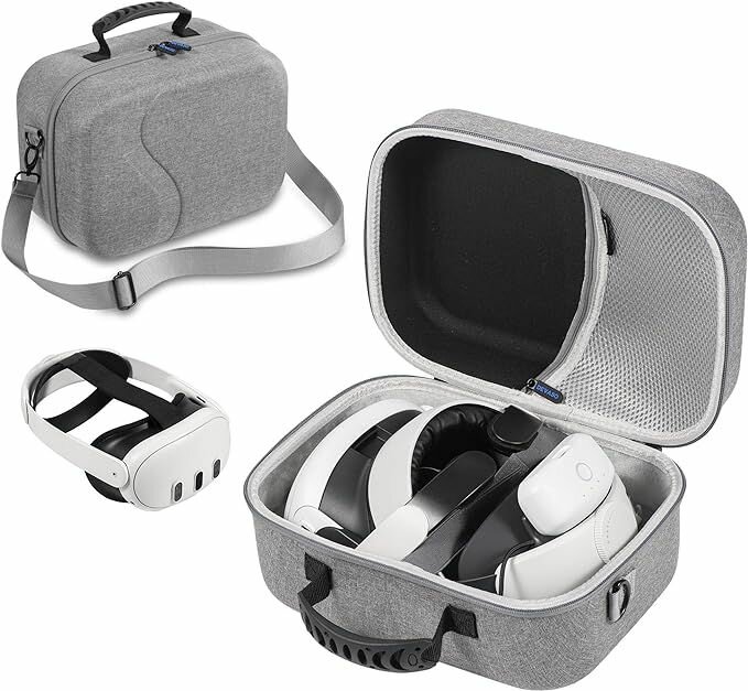 Дорожный чехол для BOBOVR M3PRO, ремень для аккумулятора, твердая сумка для хранения из EVA для контроллеров гарнитуры BOBOVR M3PRO VR, аксессуары