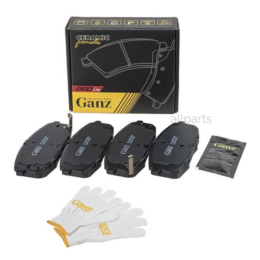 GANZ GIJ09028C Колодки передние PRO-Line Ceramic KIA CEED/ CARENS/HYUNDAI I30 GANZ GIJ09028C