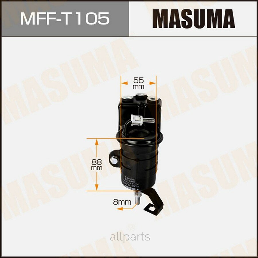 MASUMA MFF-T105 фильтр топливный!\Toyota Land Cruiser 4.0 03>