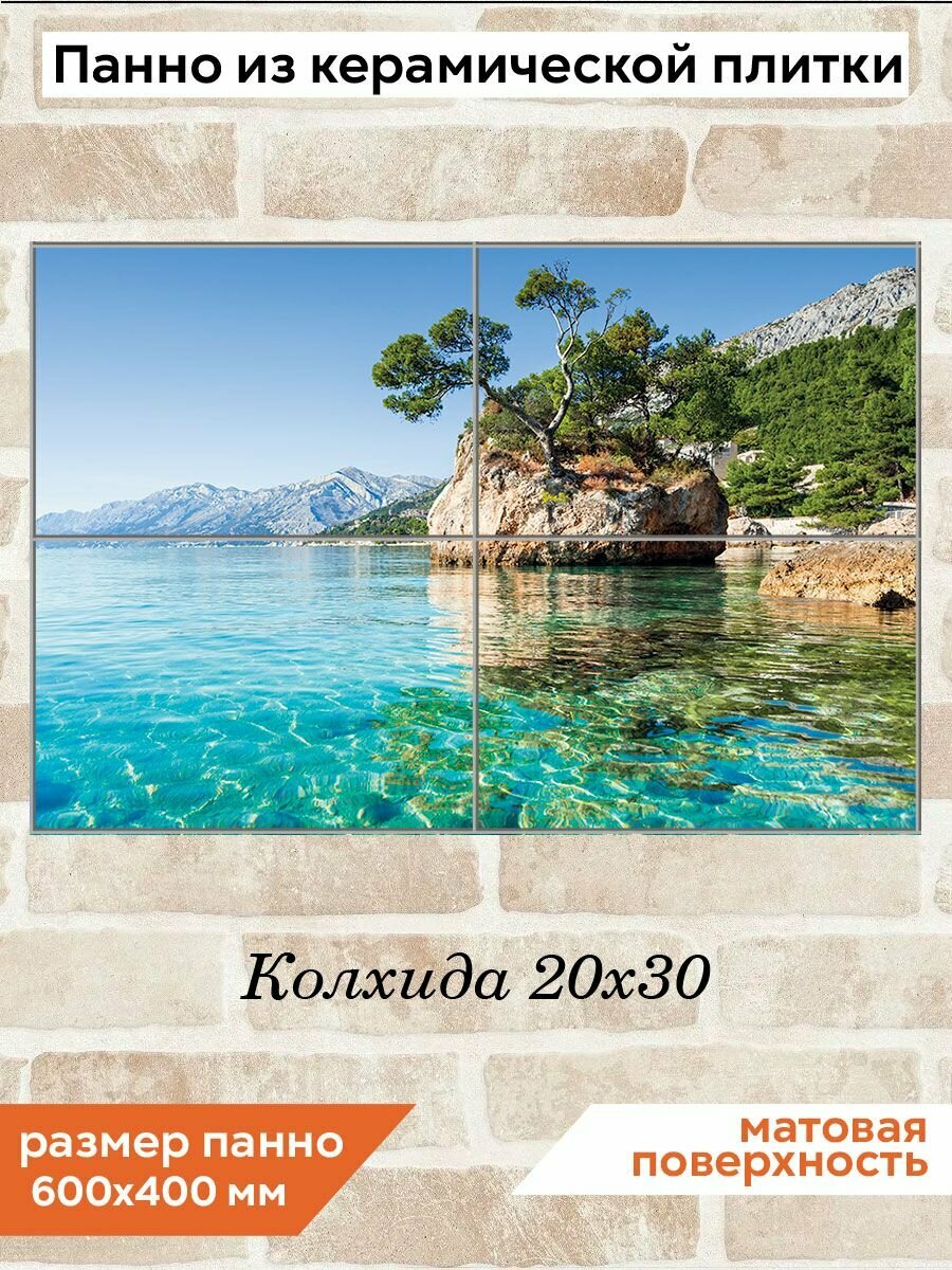 Панно из керамической плитки Колхида 20х30