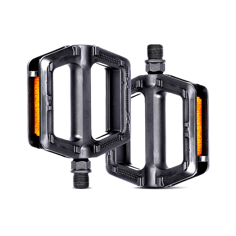 1 пара качественных портативных педалей для MTB велосипеда, пластиковые педали для шоссейного велосипеда, двойные педали, запчасти для горного велосипеда