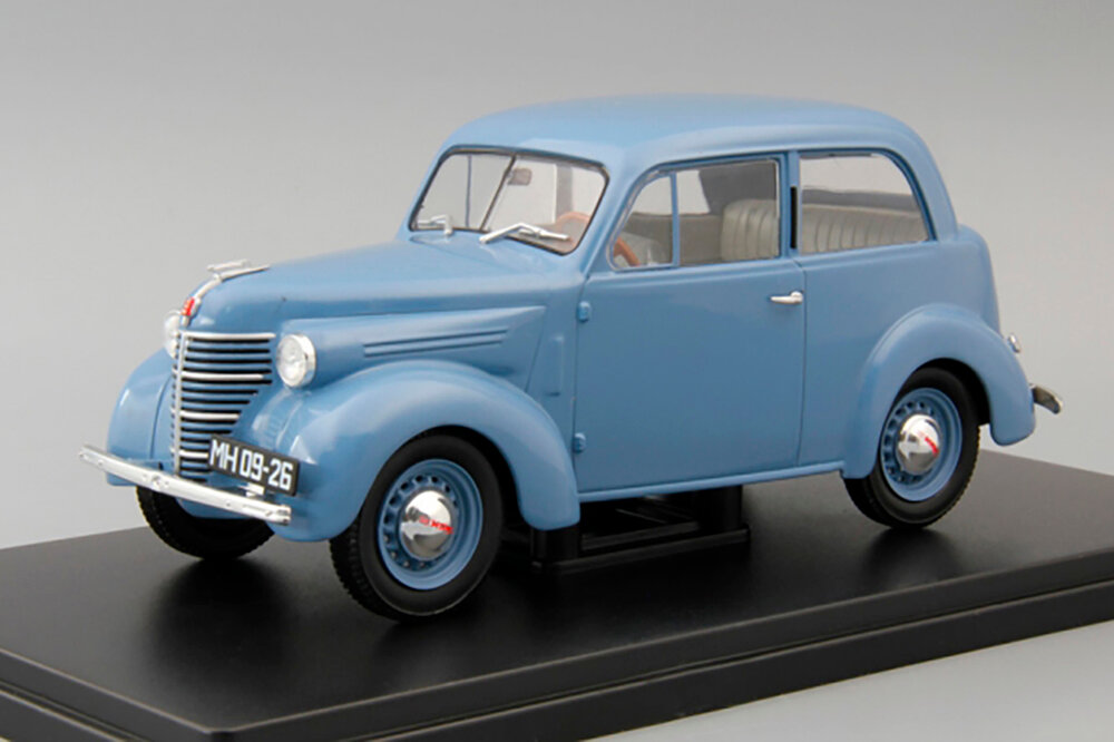 Модель коллекционная HACHETTE КИМ-10-50 голубой (легендарные советские автомобили #29)