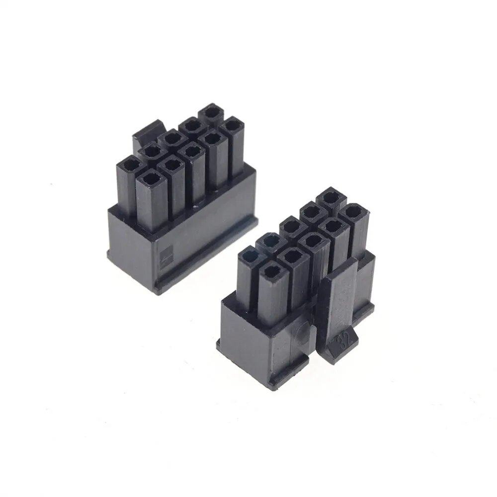 Разъем Micro-Fit 3.0 2x5 Pin, черный