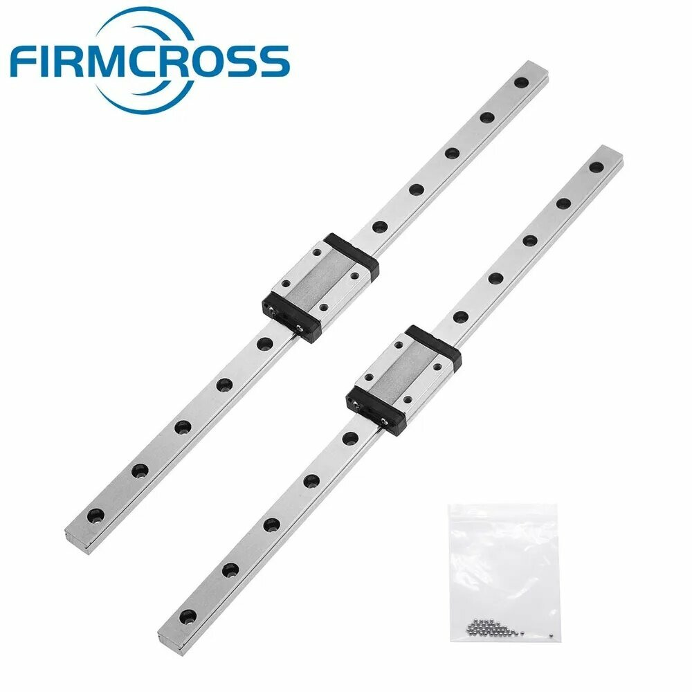 Миниатюрная линейная направляющая MGN15 300 мм 2 шт. и кареток с MGN15H 2 шт.