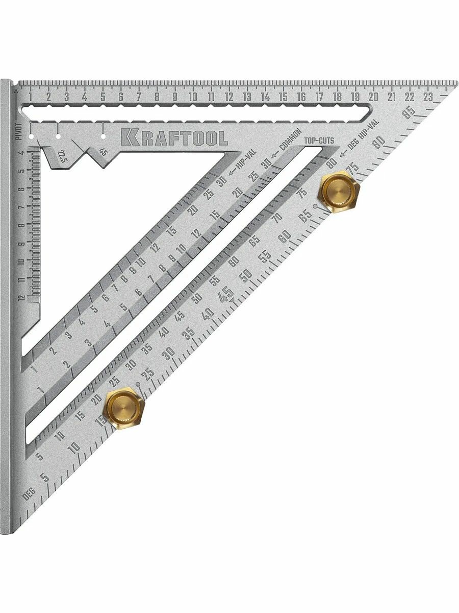 Высокоточный кровельный угольник 5-в-1, KRAFTOOL 250 мм