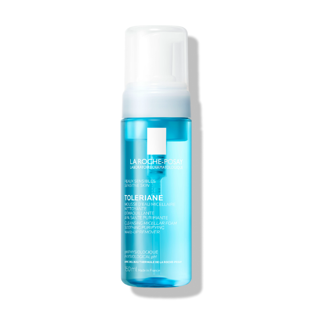 La roche-posay мицеллярная очищающая пенка очищение для чувствительной кожи 150 мл