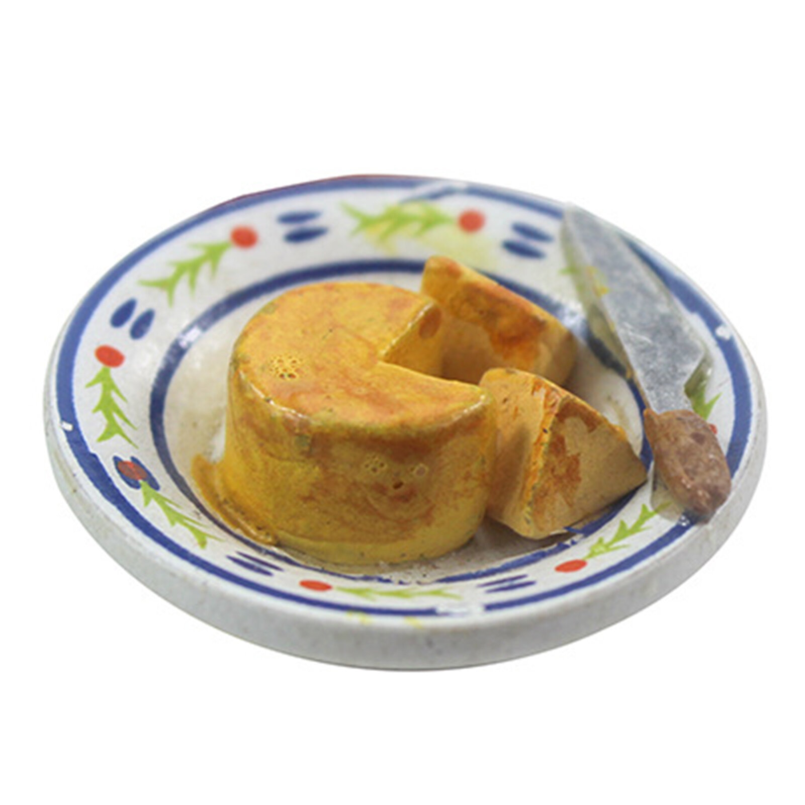 1/12 Мини Искусственный Чизкейк Разрезанные Детали Модель Кукольный Домик Безделушка DIY Игровой Подарок