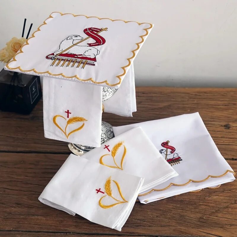 Христианский вышитый рушник для рук