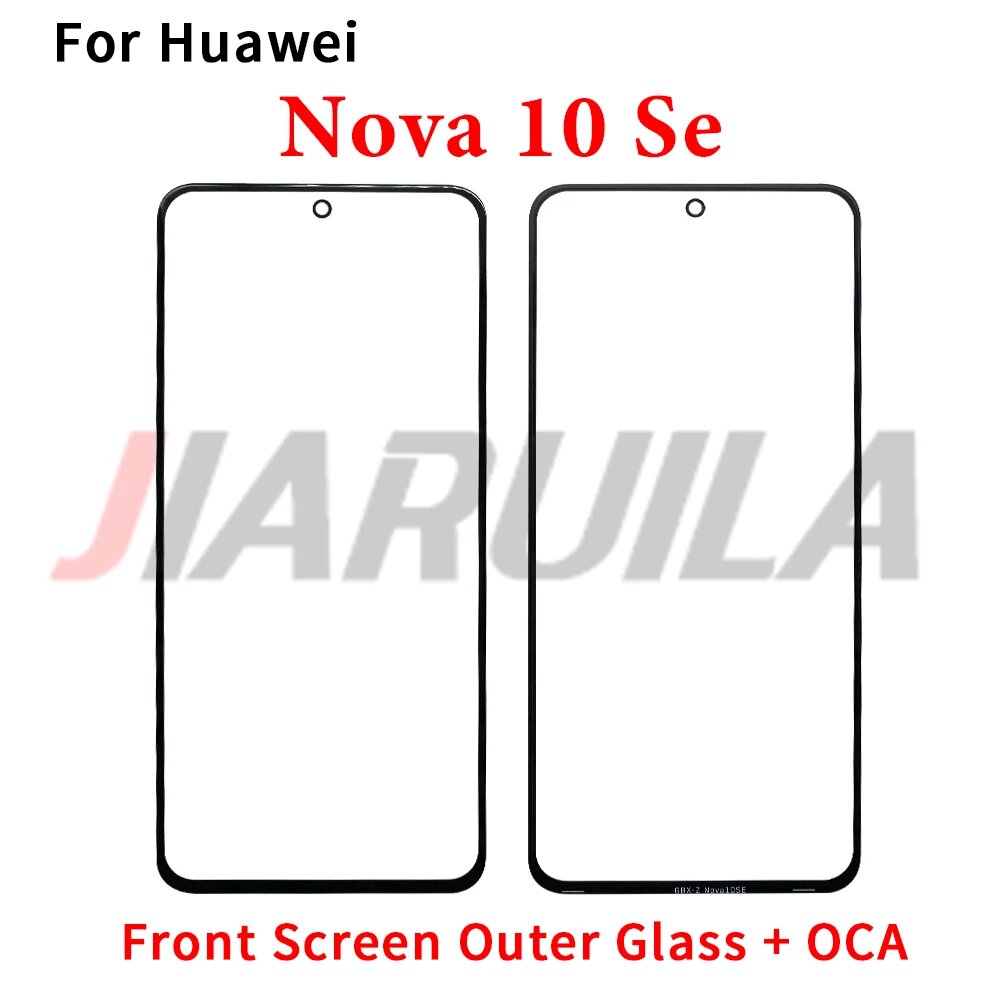 Новинка для Huawei Nova 12 12i 11 11i 10 10Z Pro Se Ultra Touch Panel ЖК-дисплей Передняя стеклянная крышка Ремонт Замена деталей Nova 10 Se