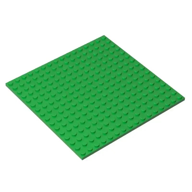Блоки конструктора Gobricks 16x16 Зеленый (043)