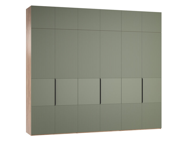 Шкаф распашной для одежды "Тайлер 6" 270х240х50 Дуб крафт табачный / Виола