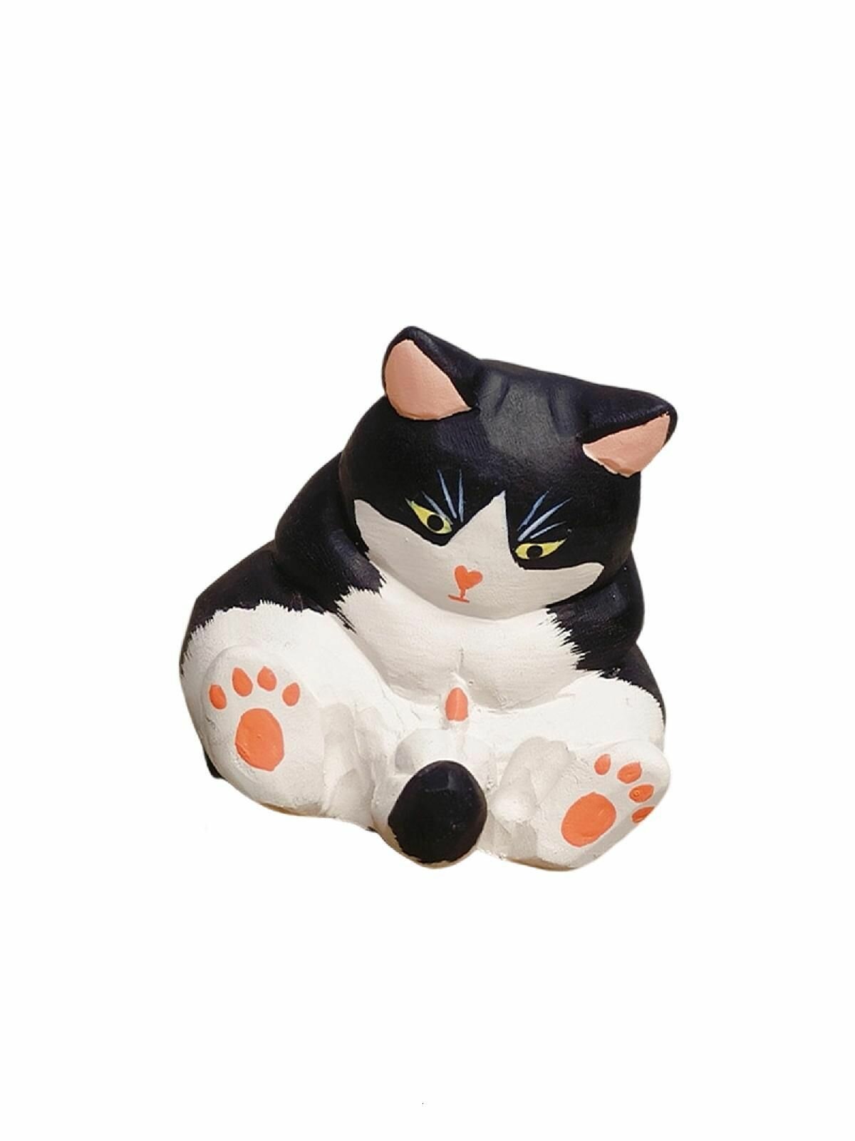 Статуэтка, Деревянное украшение для кошки-Черная Кошка