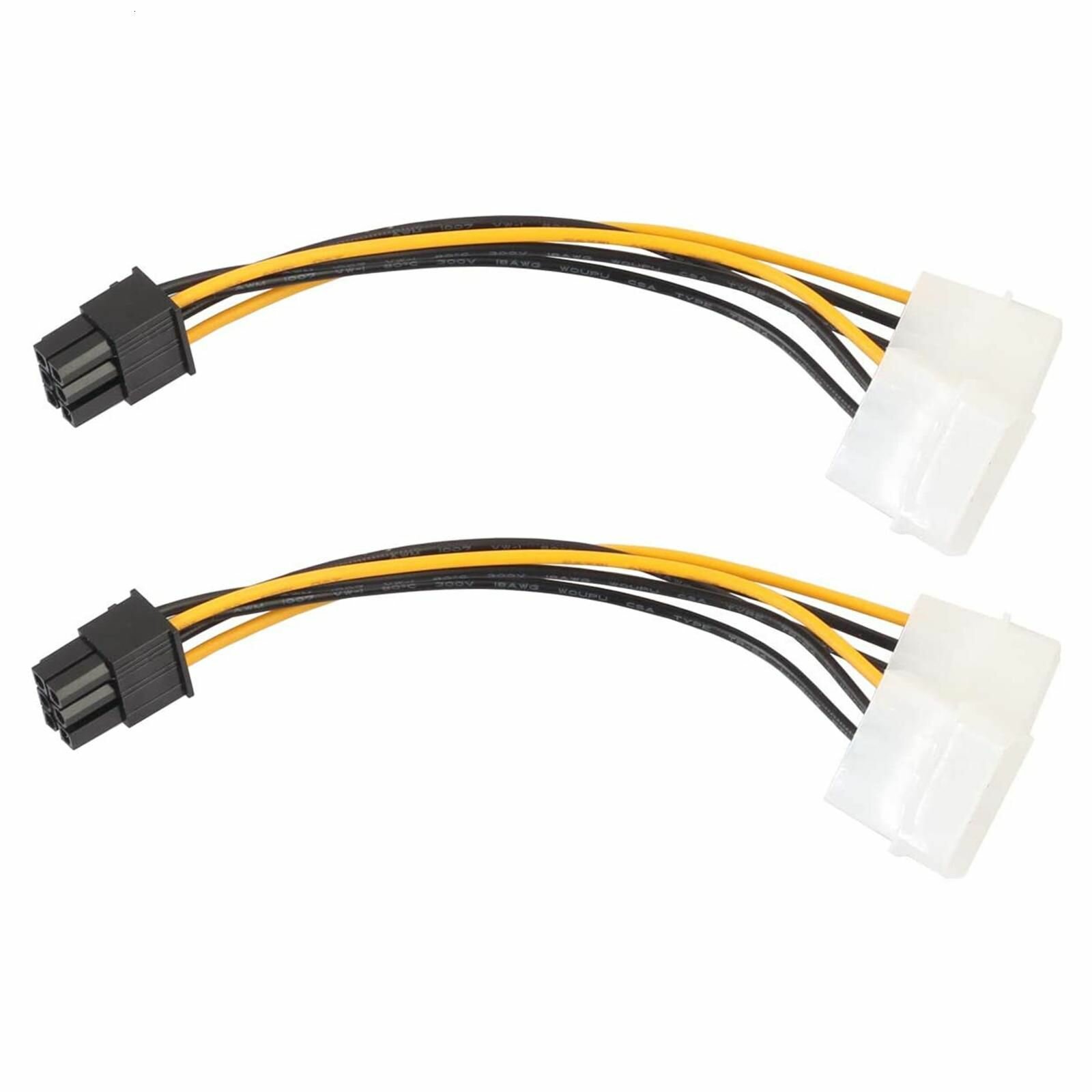 Кабель-разветвитель PCI-E 6-pin на 2x4-pin