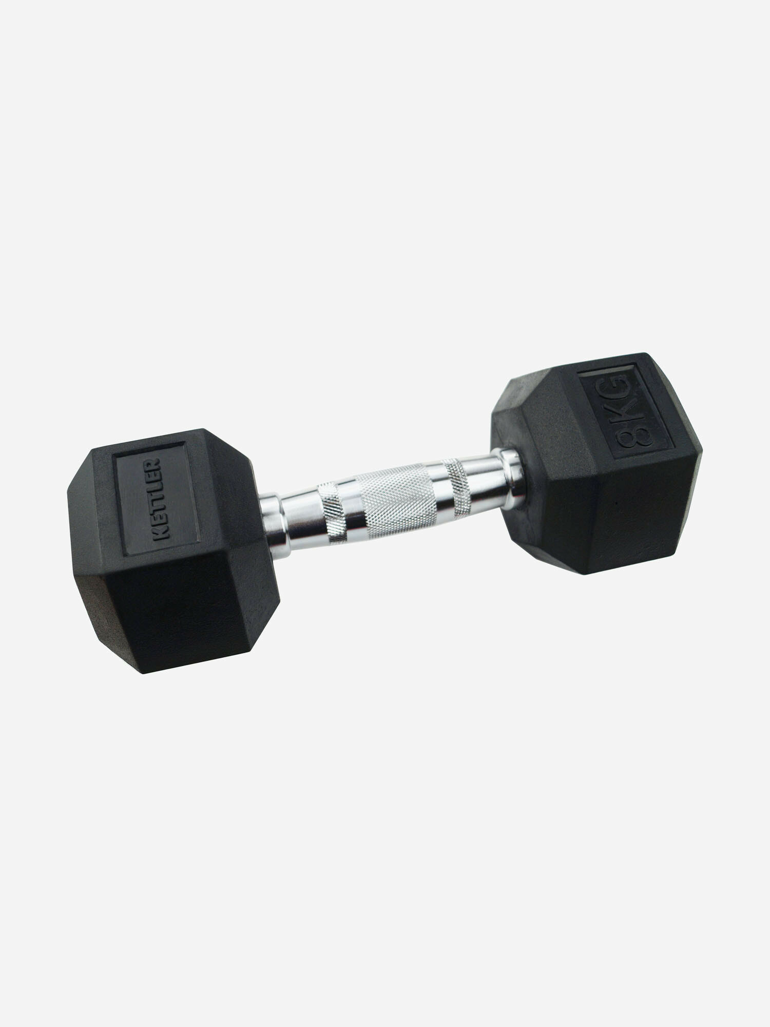 Гантель гексагональная обрезиненная KETTLER, 8 кг