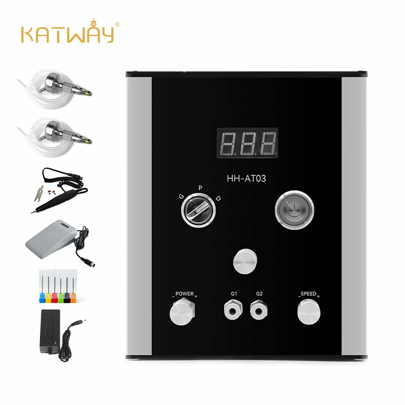 Katway III -Самодельный пневматический гравер без использования воздуха, HH-AT03