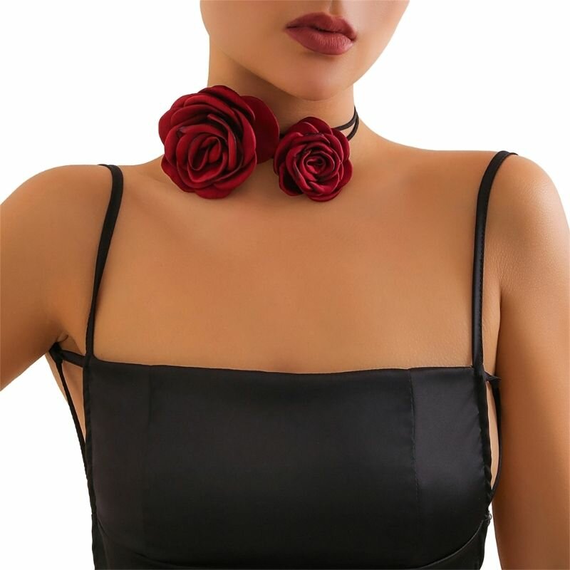 2 розы, цветочные ремешки, воротнички, аксессуары, головной убор-винно-красный