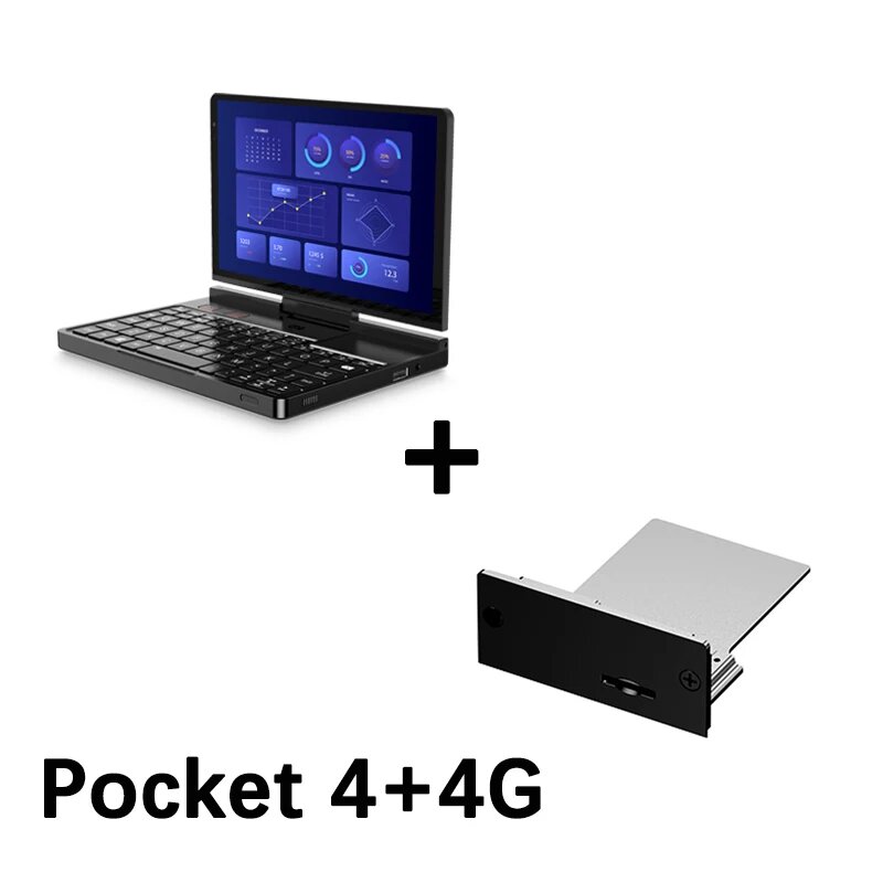 Ноутбук GPD Pocket 4, 8", 16ГБ/1ТБ, R7 8840U, AMD integrated